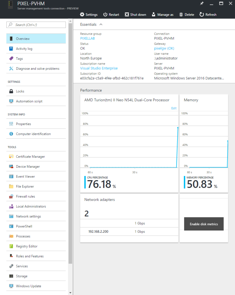 Manage your servers from anywhere using Azure Server Management Tools ...