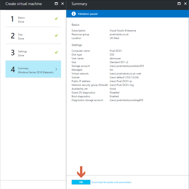 Create A New Windows Virtual Machine Using The New Azure Management ...