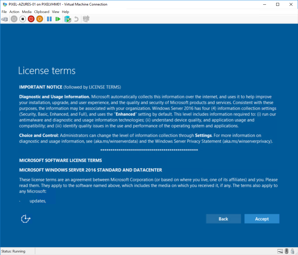 Install Azure Stack Developer Kit. Nested Hyper-V VM - Pixel Robots.