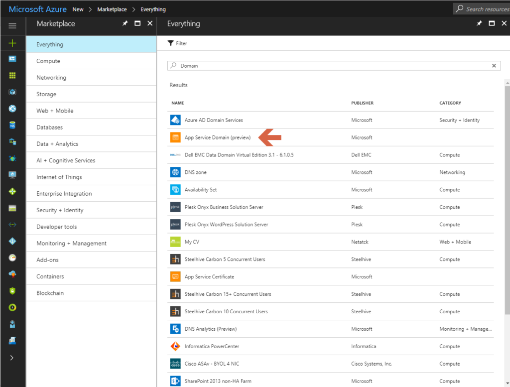 Step by Step: Azure App Service Domain (preview) - Pixel Robots.