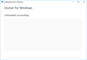 Uninstall Docker on Windows Server 2016 and Windows 10 - Pixel Robots.