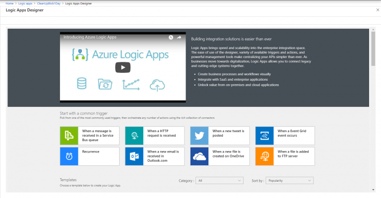 Using Logic Apps to delete files older than X number of days from Azure Blob Storage - Pixel Robots.