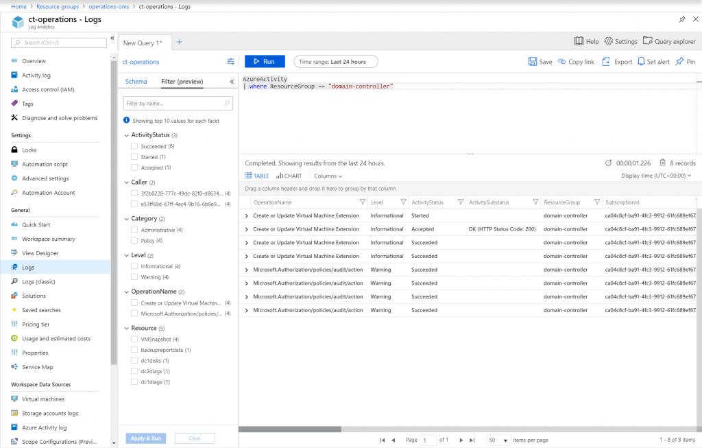 How to Monitor Azure Activity using Azure Log Analytics - Pixel Robots.
