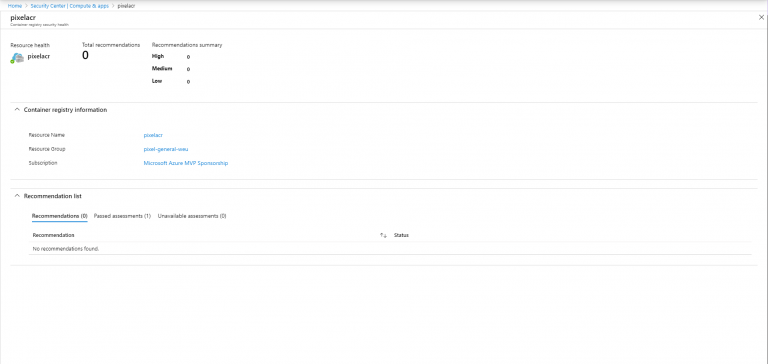 Scan your Azure Container Registry container images with Azure Security ...