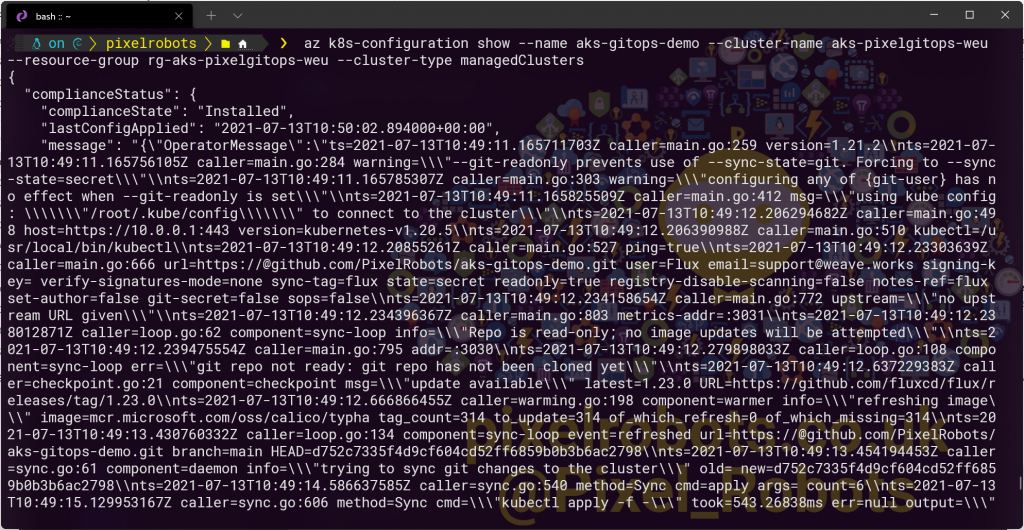 First Look Gitops On Azure Kubernetes Service Using The Aks Addon