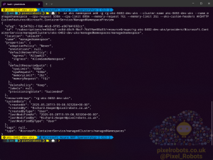 AKS Managed Namespaces Now in Preview - Pixel Robots.